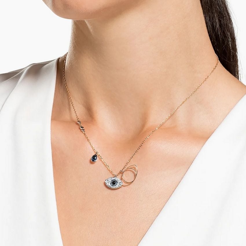 5172560 Swarovski Kolye Duo:Pendant Evil Eye Dmul/Mix Fiyatları ve özellikleri, kampanya, indirim