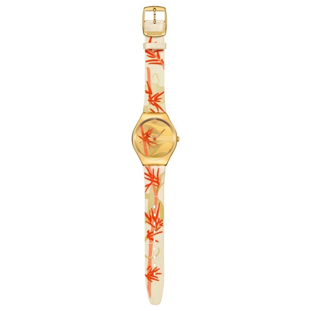 SYXZ105 Swatch Golden Red Bamboo Bayan Kol Saati Fiyatları ve ...
